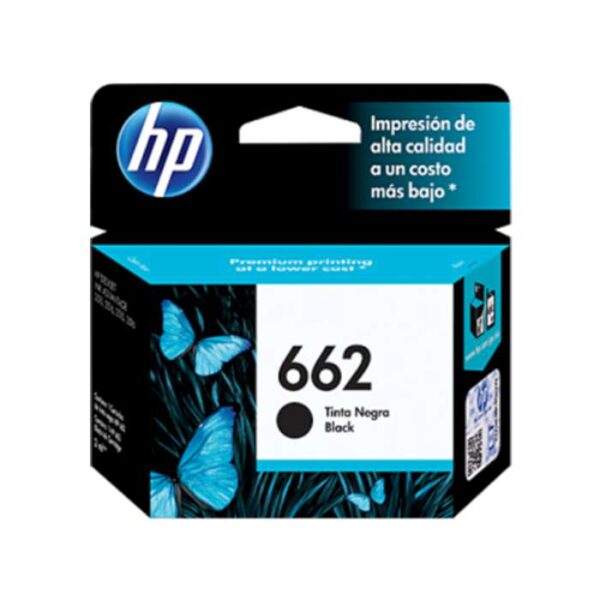 HP 662 Black Cartridge - Kopytech Office Supplies Limited